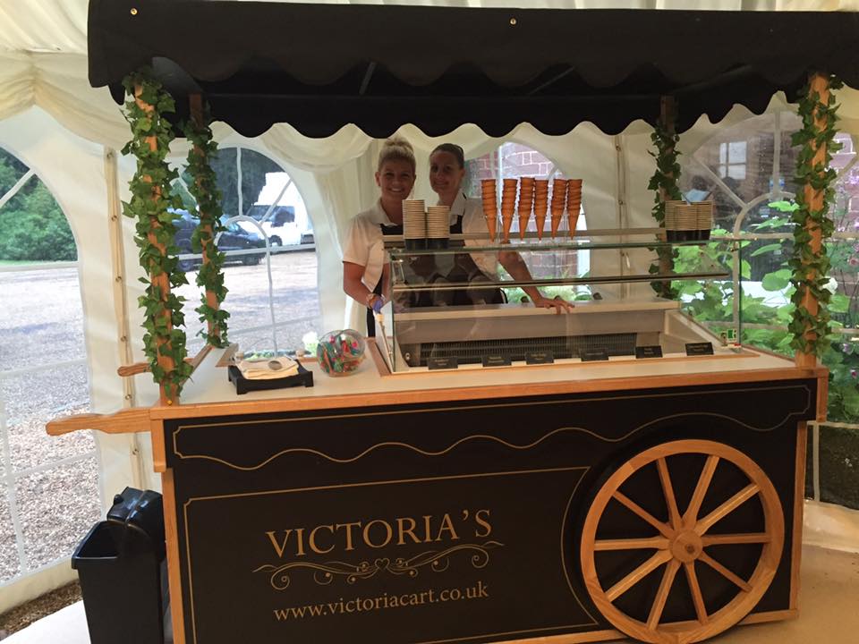 victoria ice cream cart staff manor house – Victoria's Ice Cream Cart